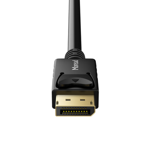 Moread Gold-Plated DisplayPort to DisplayPort Cable, 4K Ready - Black ...